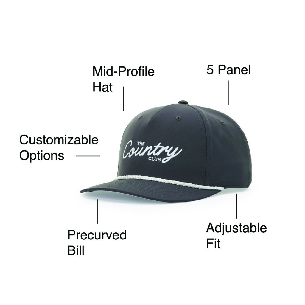 Custom Richardson 258 5 Panel Classic Rope Hat - RushPromo.com