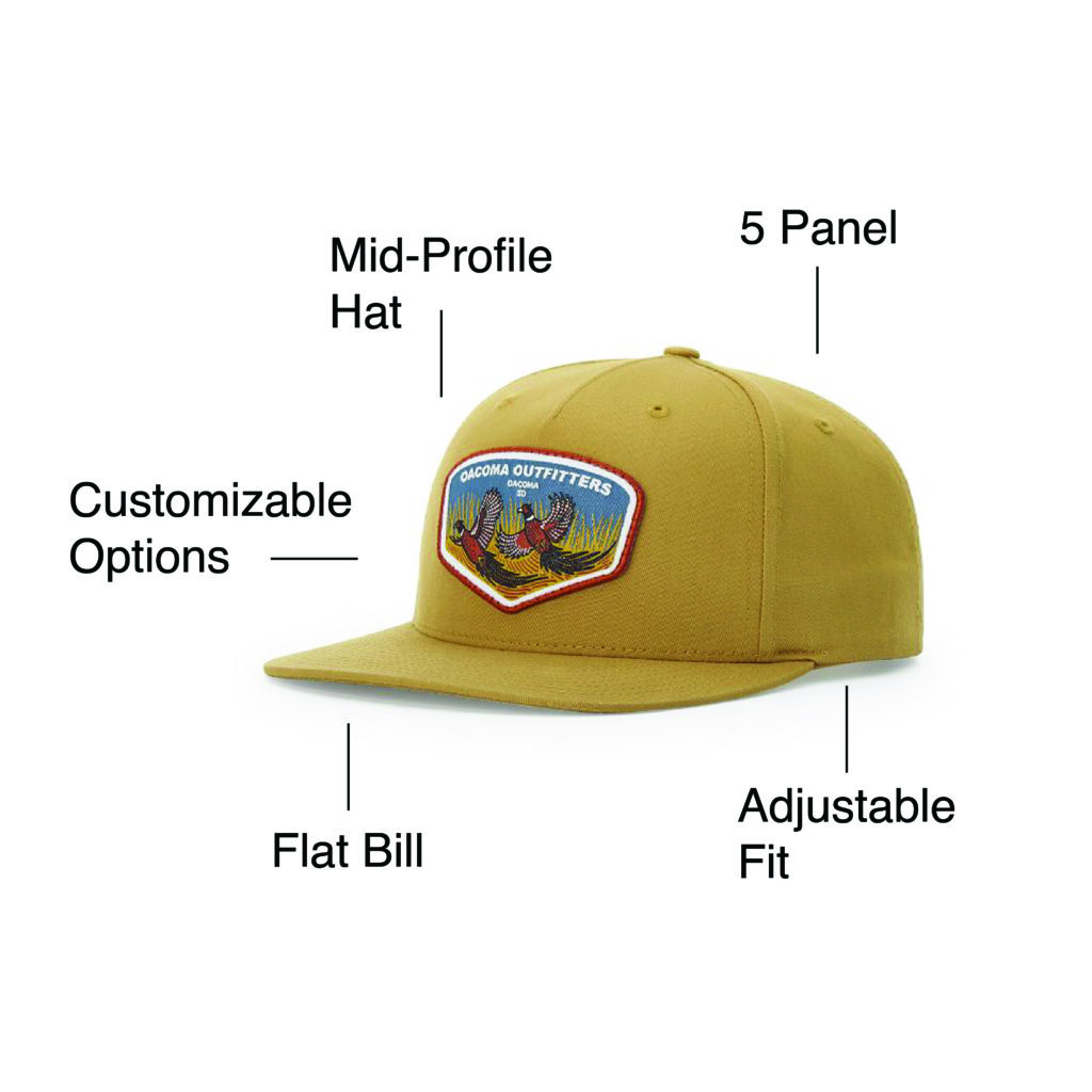 Custom Richardson 255 Pinch Front Structured Snapback Hat - RushPromo.com